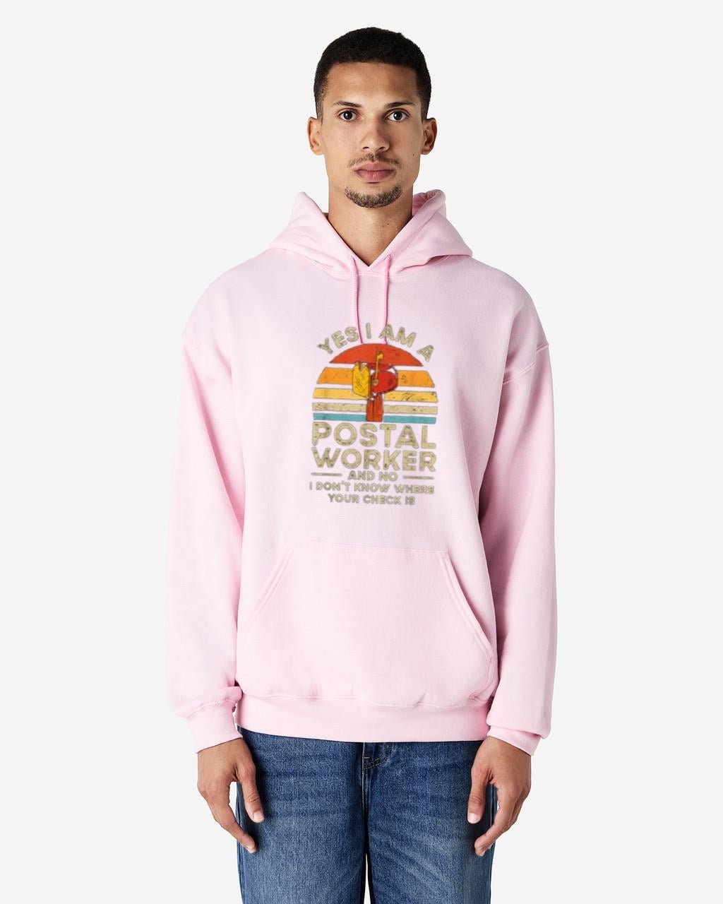 Postal Worker Mail Delivery Postman Hero Hoodie, for men & women, up to ...