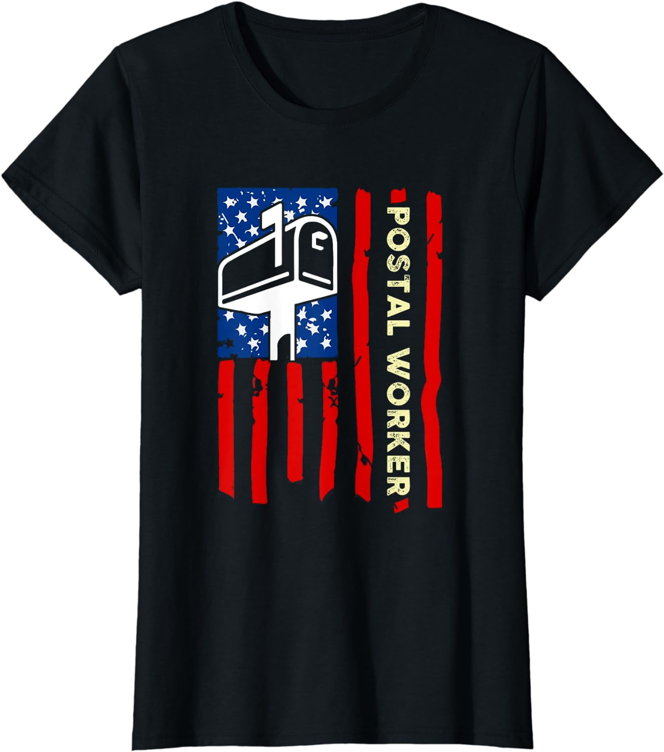 Postal Worker Patriotic US Post Mail Carrier T-Shirt - Walmart.com