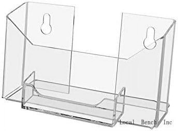 Postcard Holder Wall Mount 6 X 4 Inch With Business Card Slot Pack Of ...