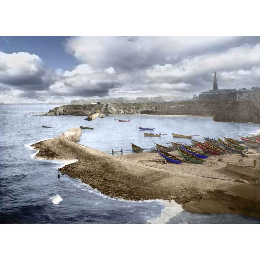 Postcard circa 1900 Victorian/Edwardian social history. Cullercoats ...