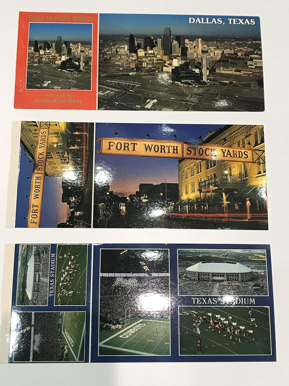Postcards 14 Pcs Bundle Pack - Dallas Fort Worth 14 View Album Souvenir ...