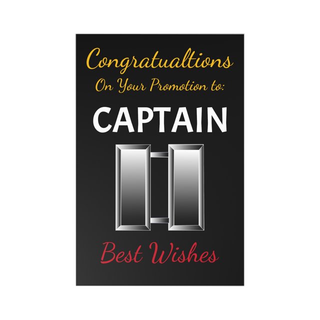 Postcards (7 pcs) - Congratulations on your promotion to CAPTAIN - Best ...
