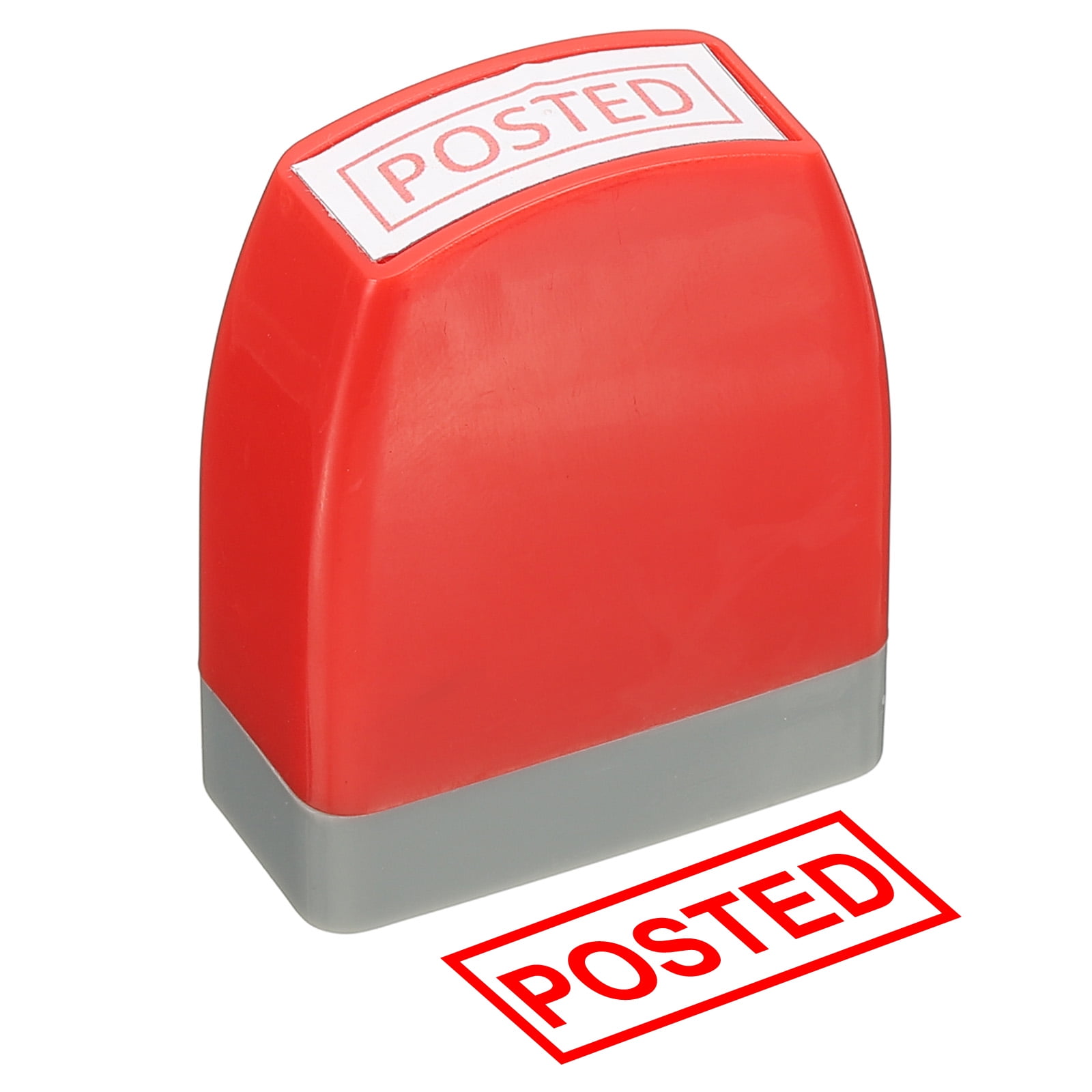 Posted Notice Stamp Self Inking, Red Ink Office Stamps Pre Inked ...