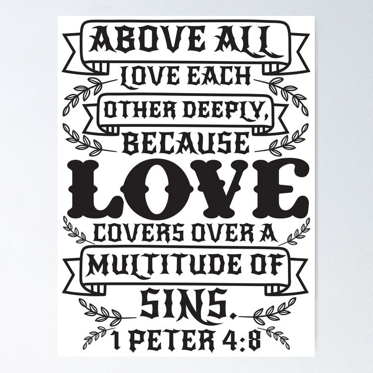 Poster 1 Peter Love Each Other Deeply Poster - No Framed, Vintage Wall ...