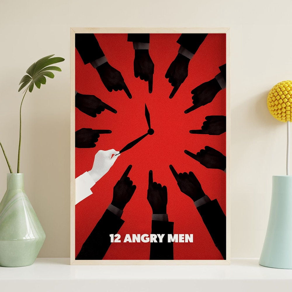 Poster 12 angry men Classic Movie Poster , HD Poster print, Vintage ...