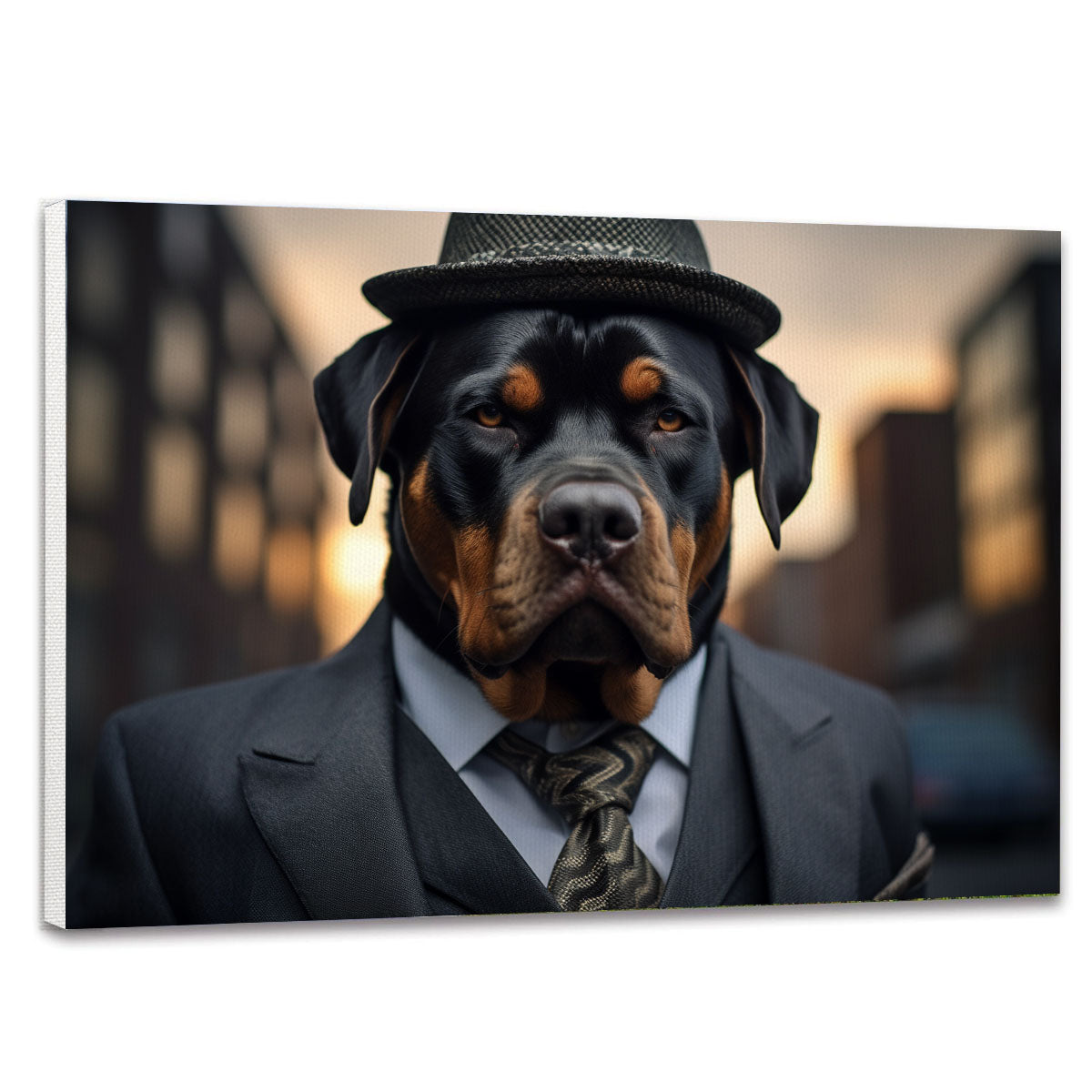 Poster 12x8in Wall Art - Dogs Playing Poker Poster - Rottweiler Dog ...
