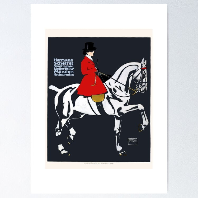 Poster 1908 Hermann Scherrer Sporting And Ladies Tailor - Unframed ...