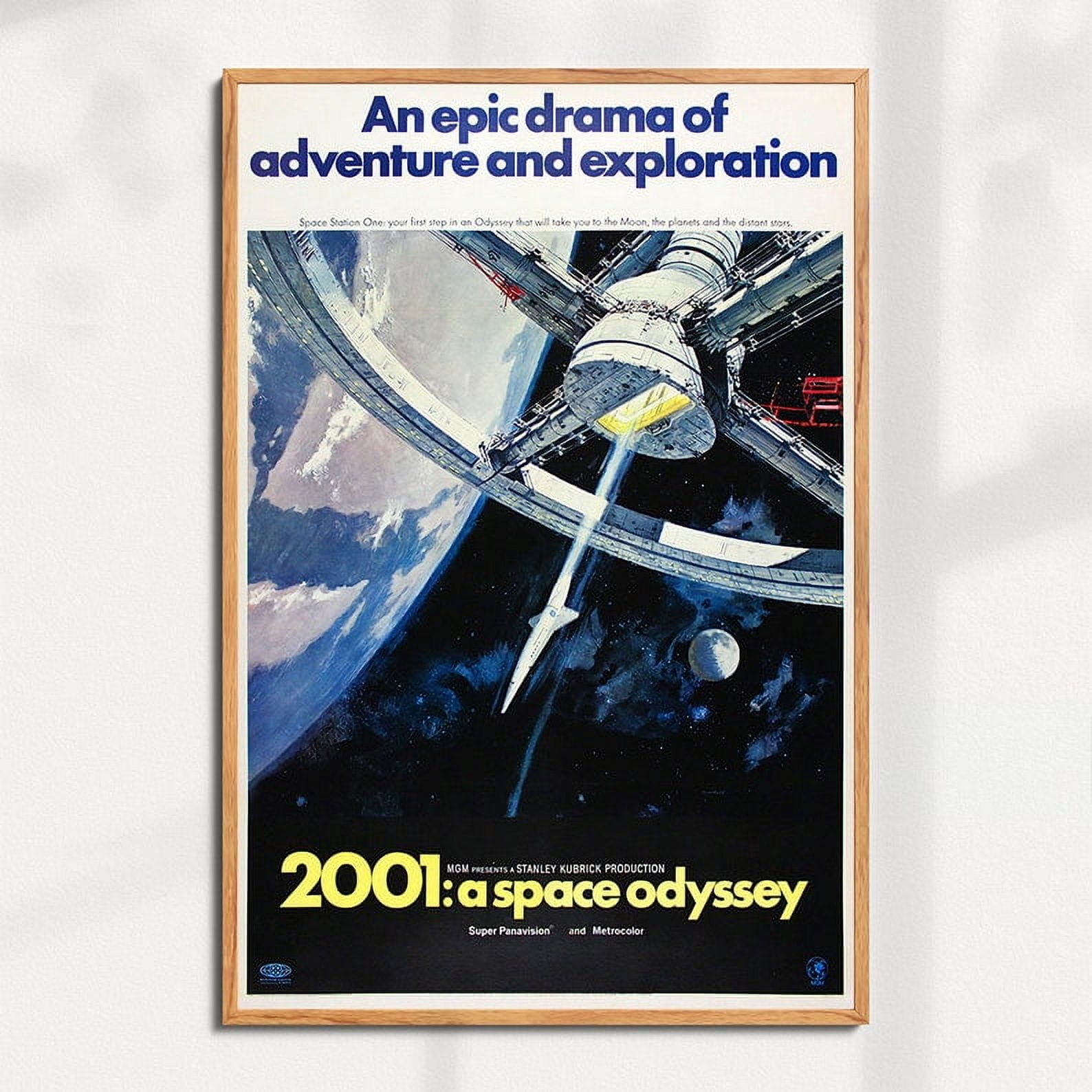 Poster 2001 A Space Odyssey Movie Poster - High quality art print ...