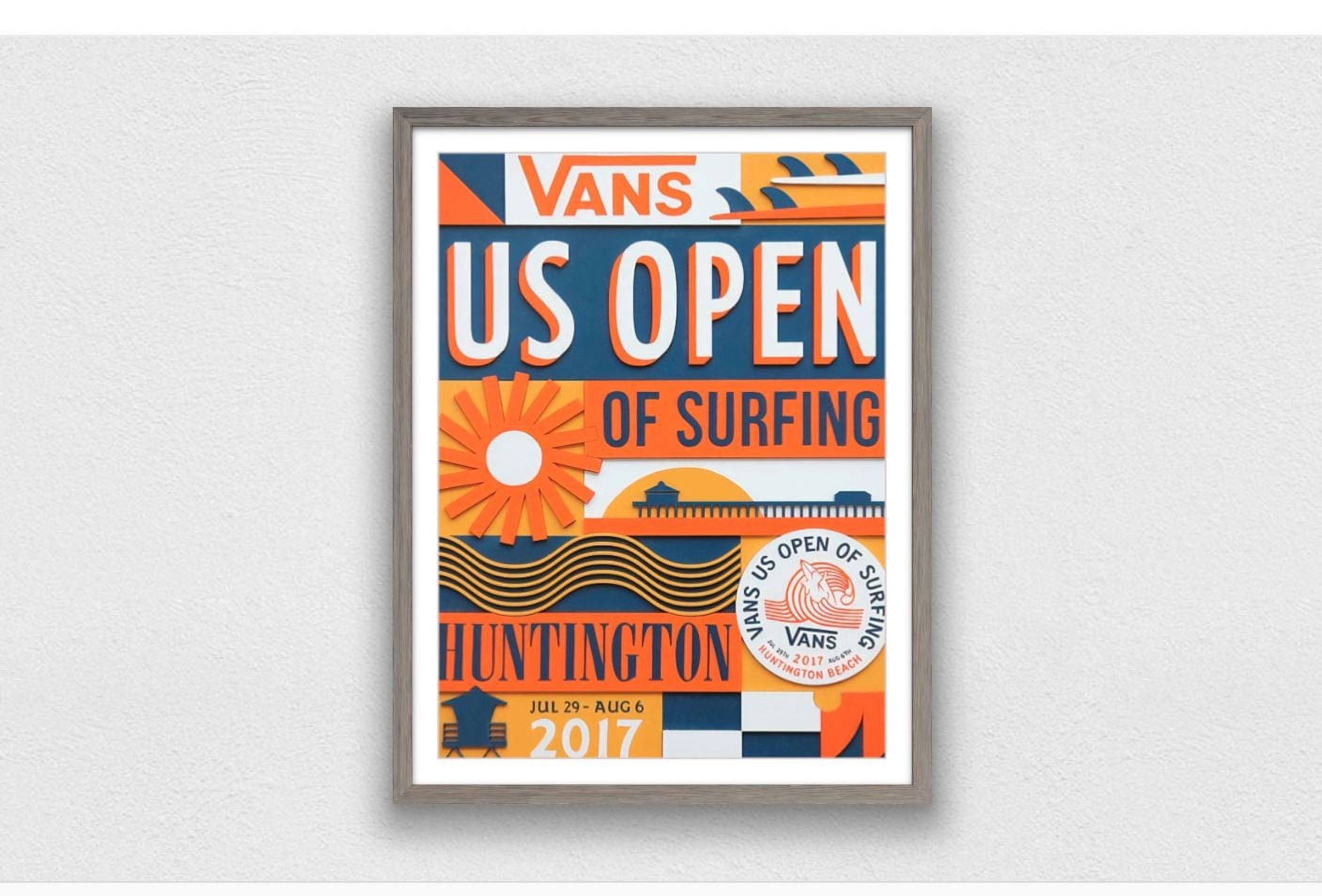Poster 2017 VANS U.S. OPEN Competition Print - Surfing Poster -UNFRAMED ...