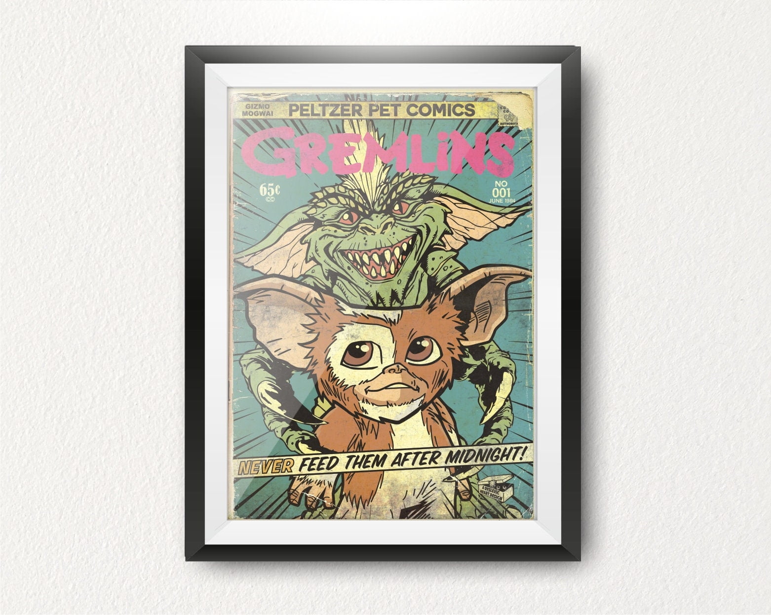 Poster 80s Horror Comedy Inspired Limited Edition Print. Classic Cult ...