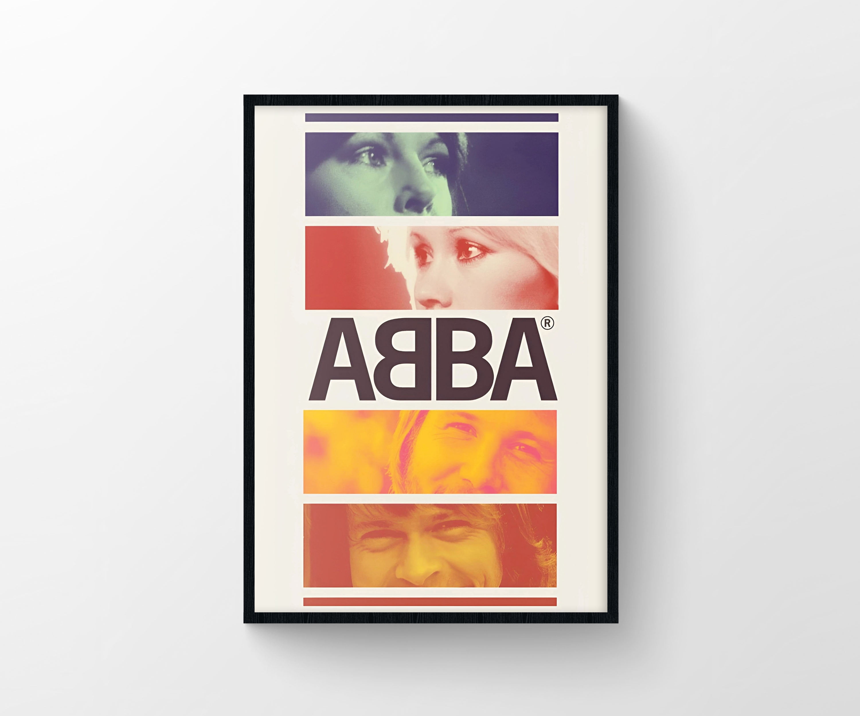 Poster ABBA Band Poster , ABBA Art, Disco Music Decor, Vintage Pop Art ...