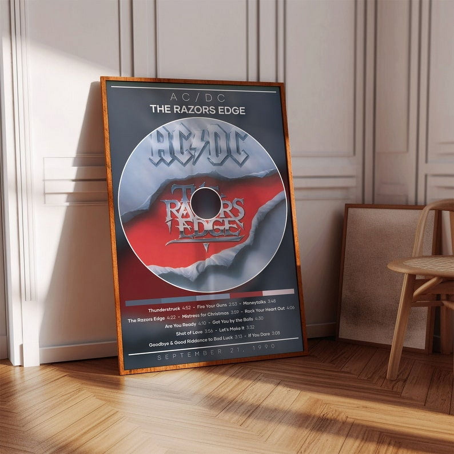 Poster ACDC Poster Print | The Razors Edge Poster | Album Poster Print ...