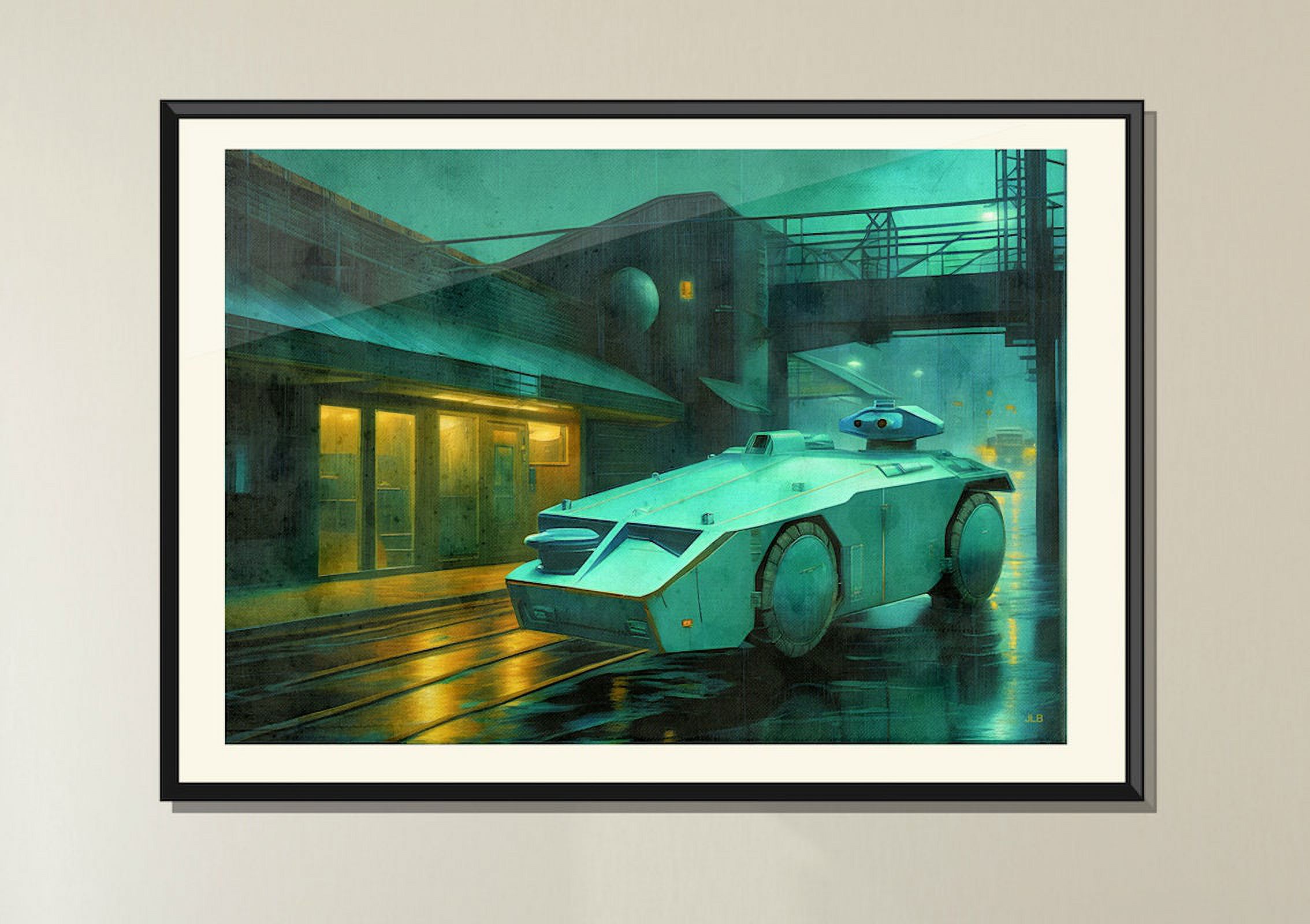 Poster APC Vehicle, 80s Sci Fi Oil Painting themed Print - Classic ...