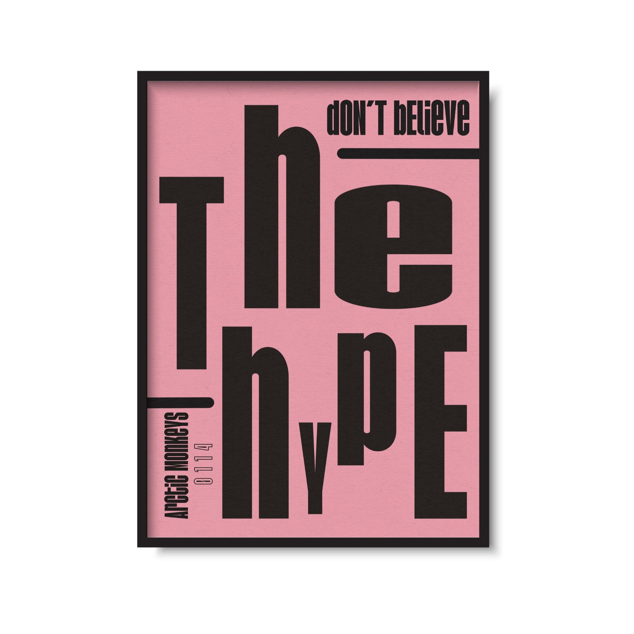 Poster ARCTIC MONKEYS | Don't Believe The Hype | Music Poster Print ...
