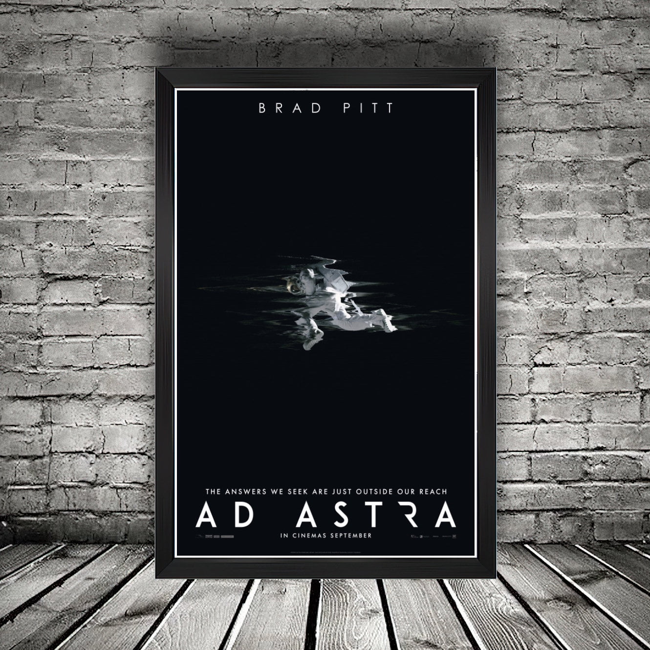 Poster Ad Astra (2019) Movie Poster s | Brad Pitt | Fantasy Sci-Fi Poster s | Home Decor | House ...