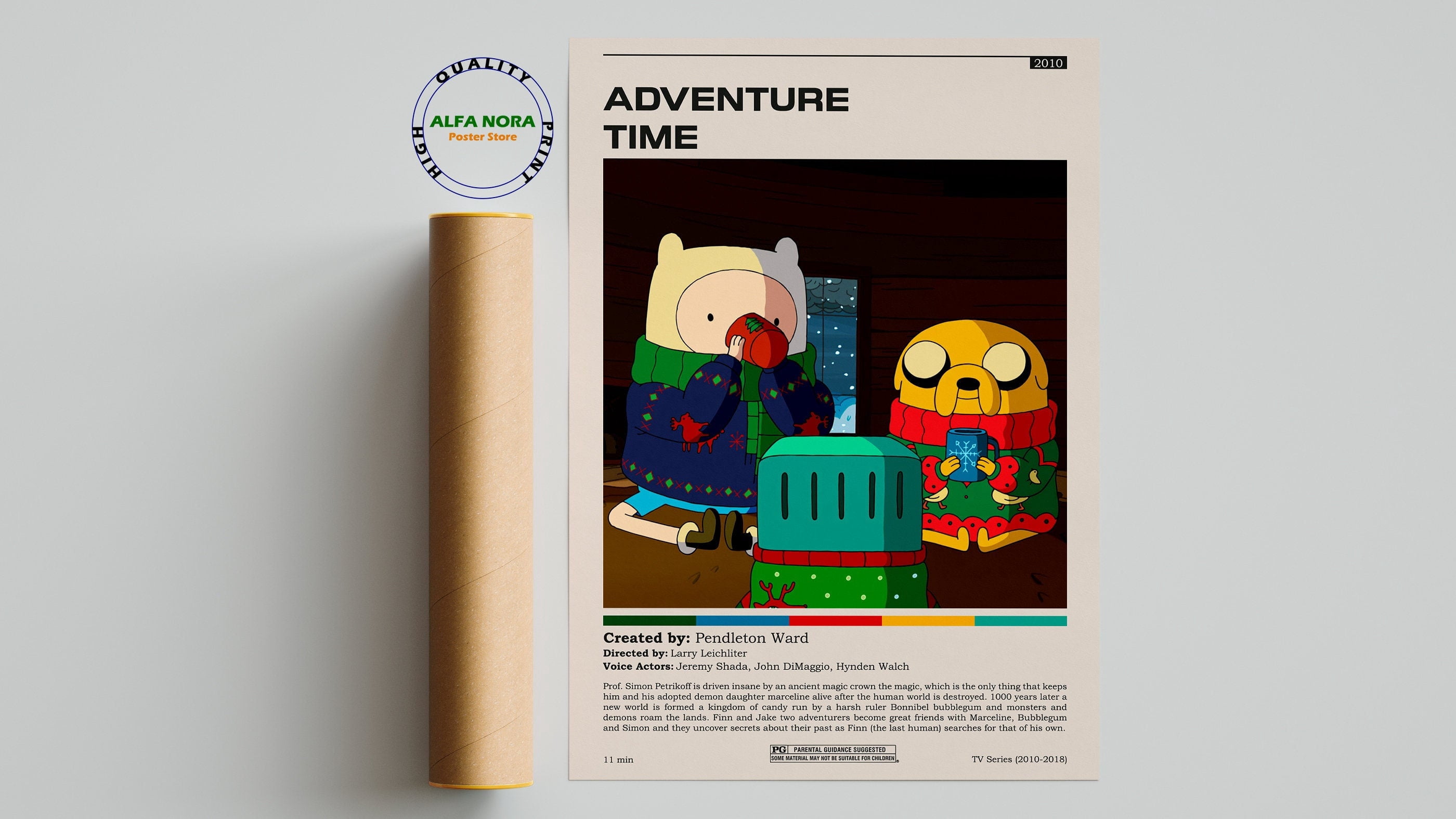 Poster Adventure Time / Adventure Time Poster / Vintage Retro Art Print ...