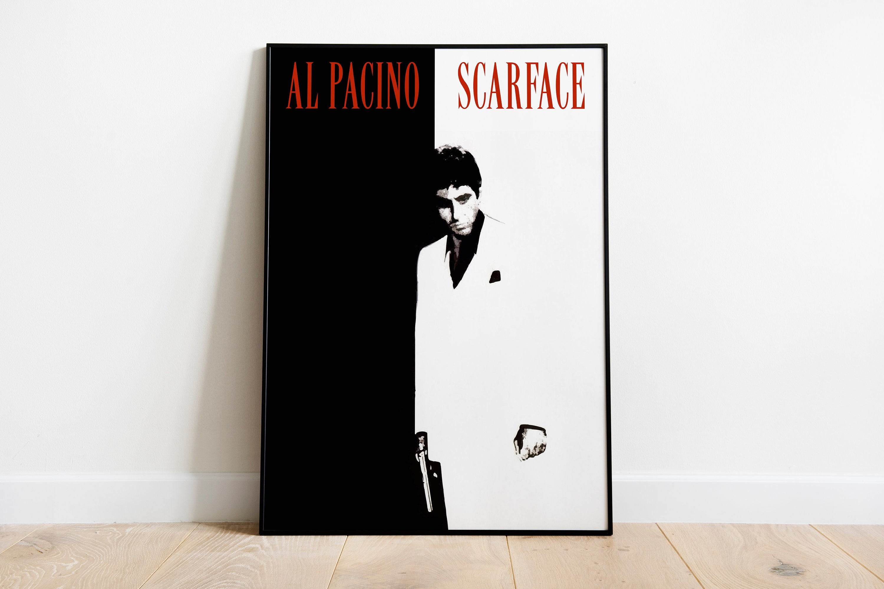 Poster Al Pacino Scarface Vector Poster | 2 Designs | Iconic Movie ...