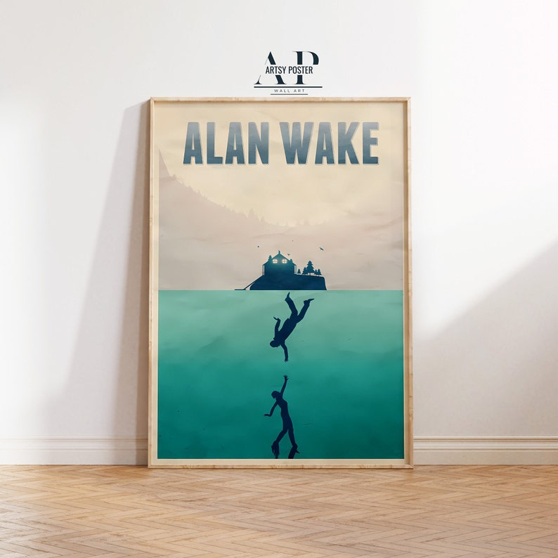 Poster Alan Wake Game Poster , High Quality Art Print, Thriller ...