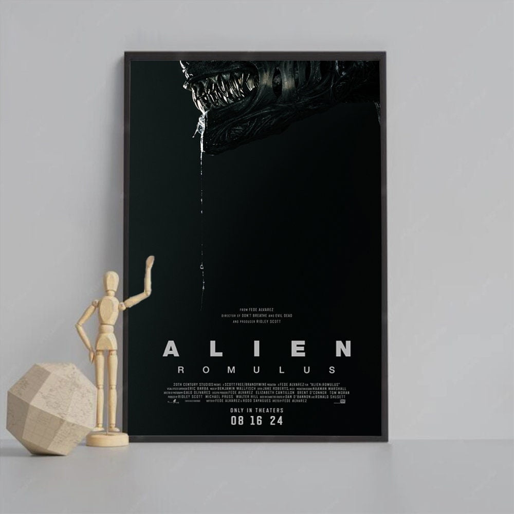 Poster Alien Romulus 2024 Movie Poster Minimalist Aesthetic Poster Wall ...