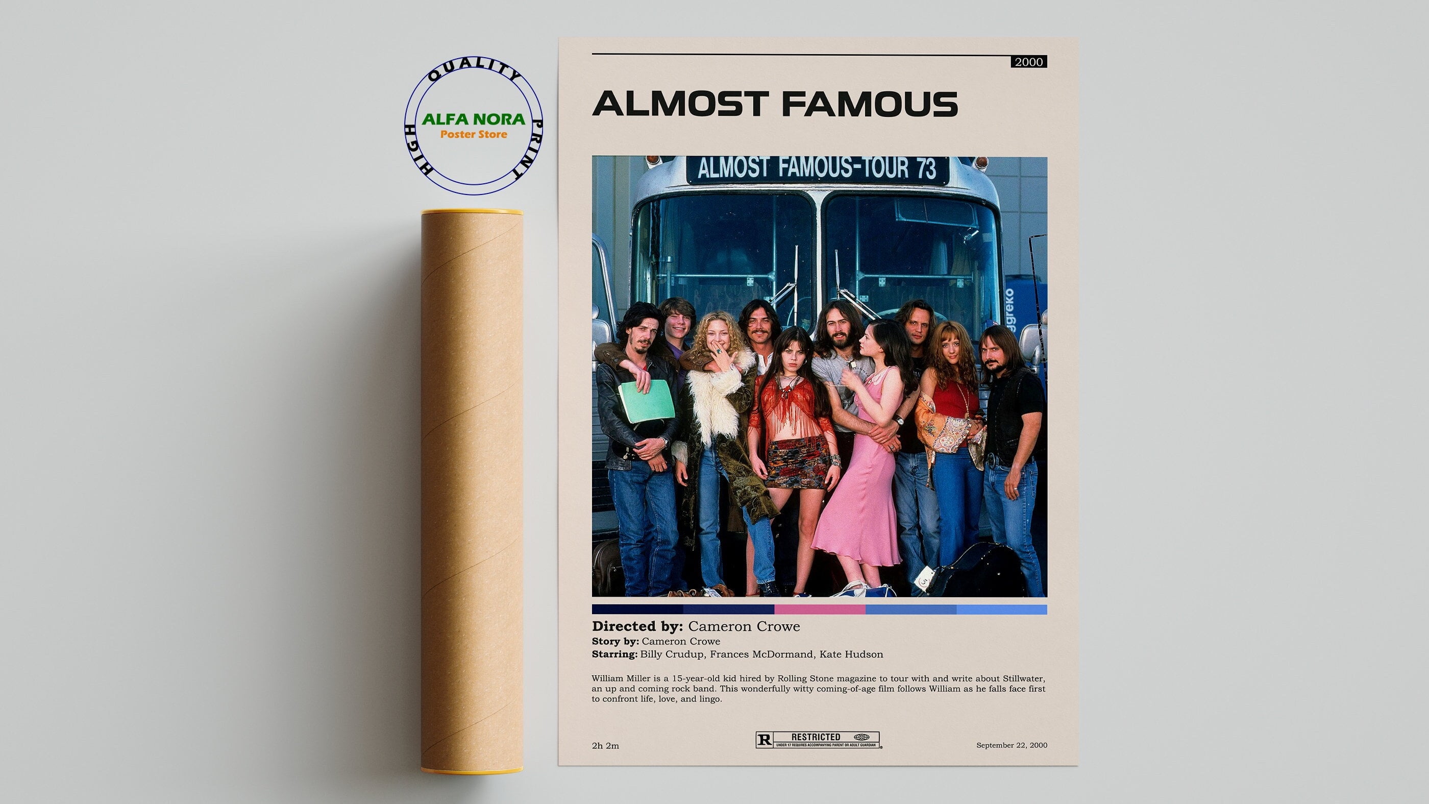 Poster Almost Famous / Almost Famous Poster / Minimalist Movie Poster ...