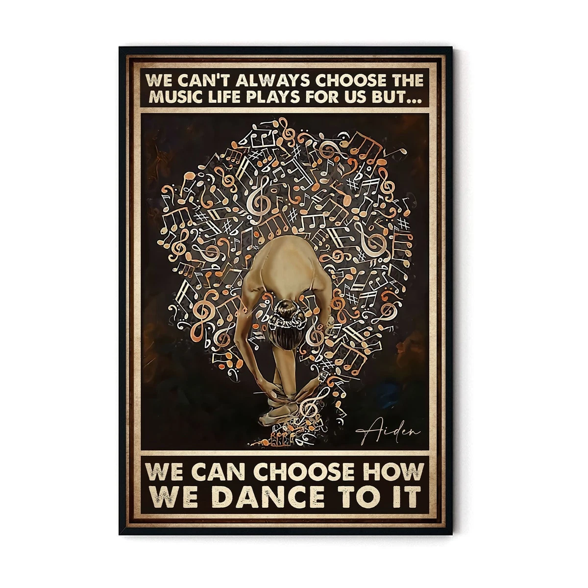 Poster We Can'T Always Choose The Music Life Play For Us_- UNFRAMED ...