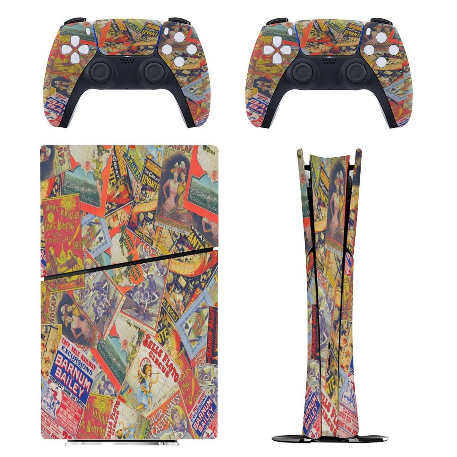 Poster, American Retro PS5/PS5 Slim Digital Disc Skin Sticker For ...