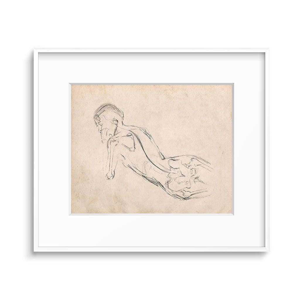 Poster Anatomy Art Figure Drawing Female Figure Study Anatomy Print
