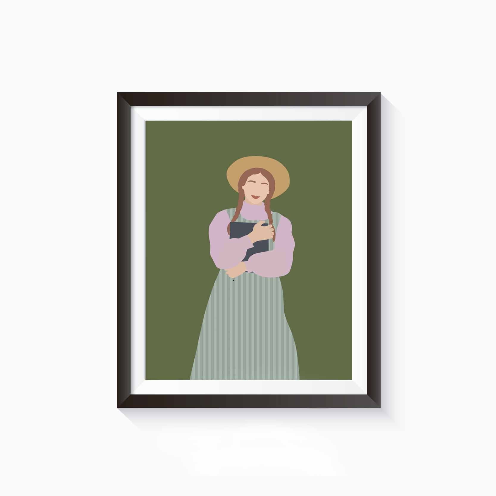 Poster Anne of Green Gables, Book Poster , Literature Poster , Female ...