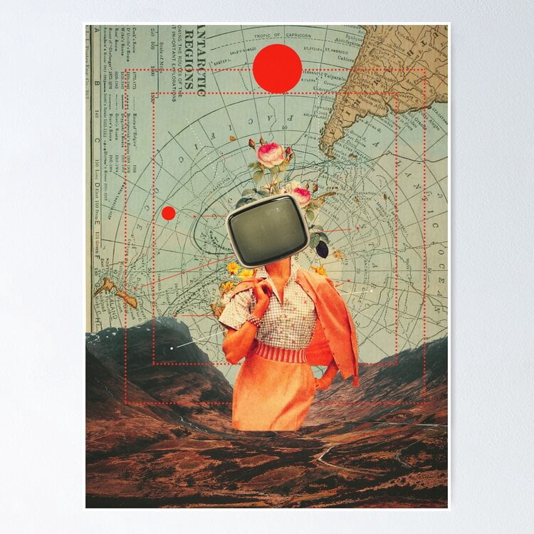Poster Antarctic Broadcast Poster - No Framed, Vintage Wall Art, Trendy ...