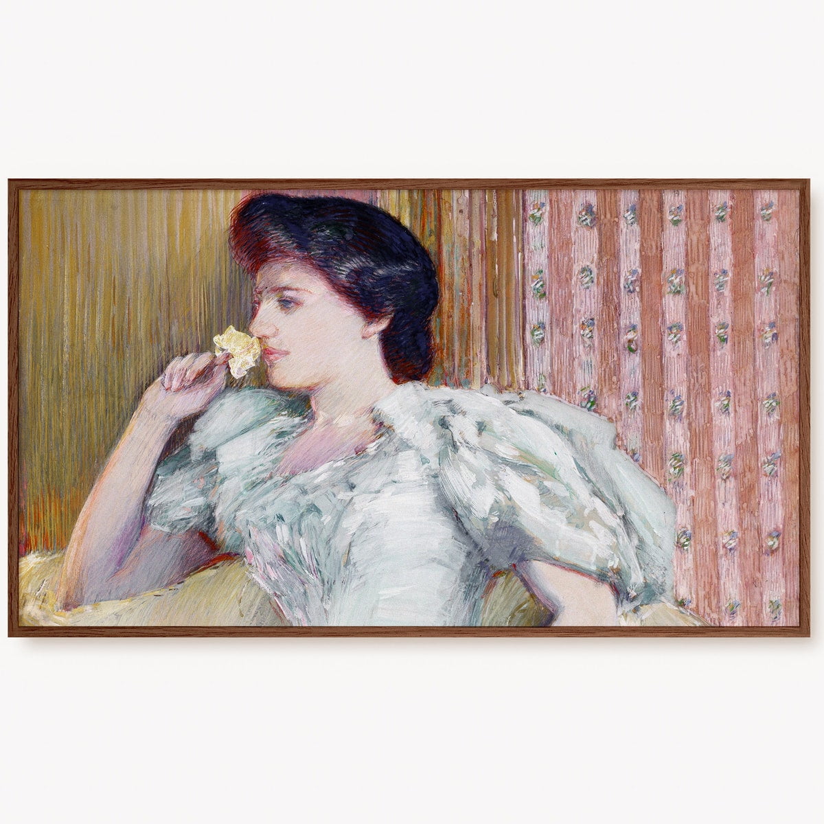 Poster Antique Painting Samsung Frame Tv Art Vintage Woman Artwork For