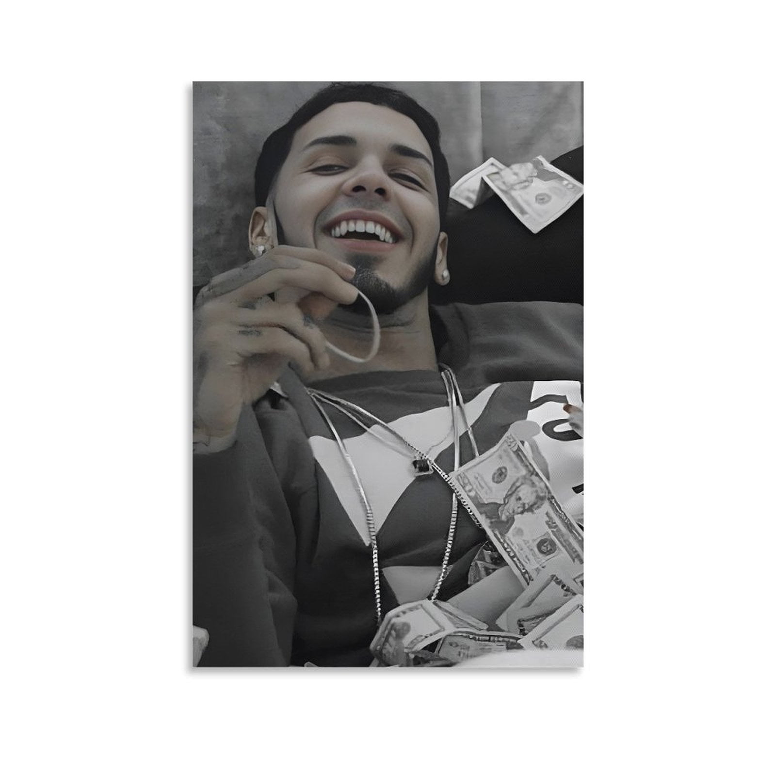 Poster Anuel AA RAPPER Art Room Aesthetic Poster Print Art Wall ...