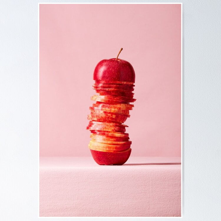 Poster Apple Fruit Kitchen Wall Art, Apple Kitchen, Kitchen Prints ...