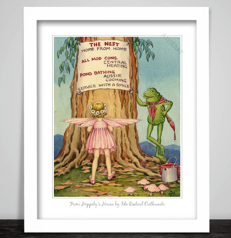 Poster Art Print The Fairy and Toad by Ida Rentoul Outhwaite. Kids ...