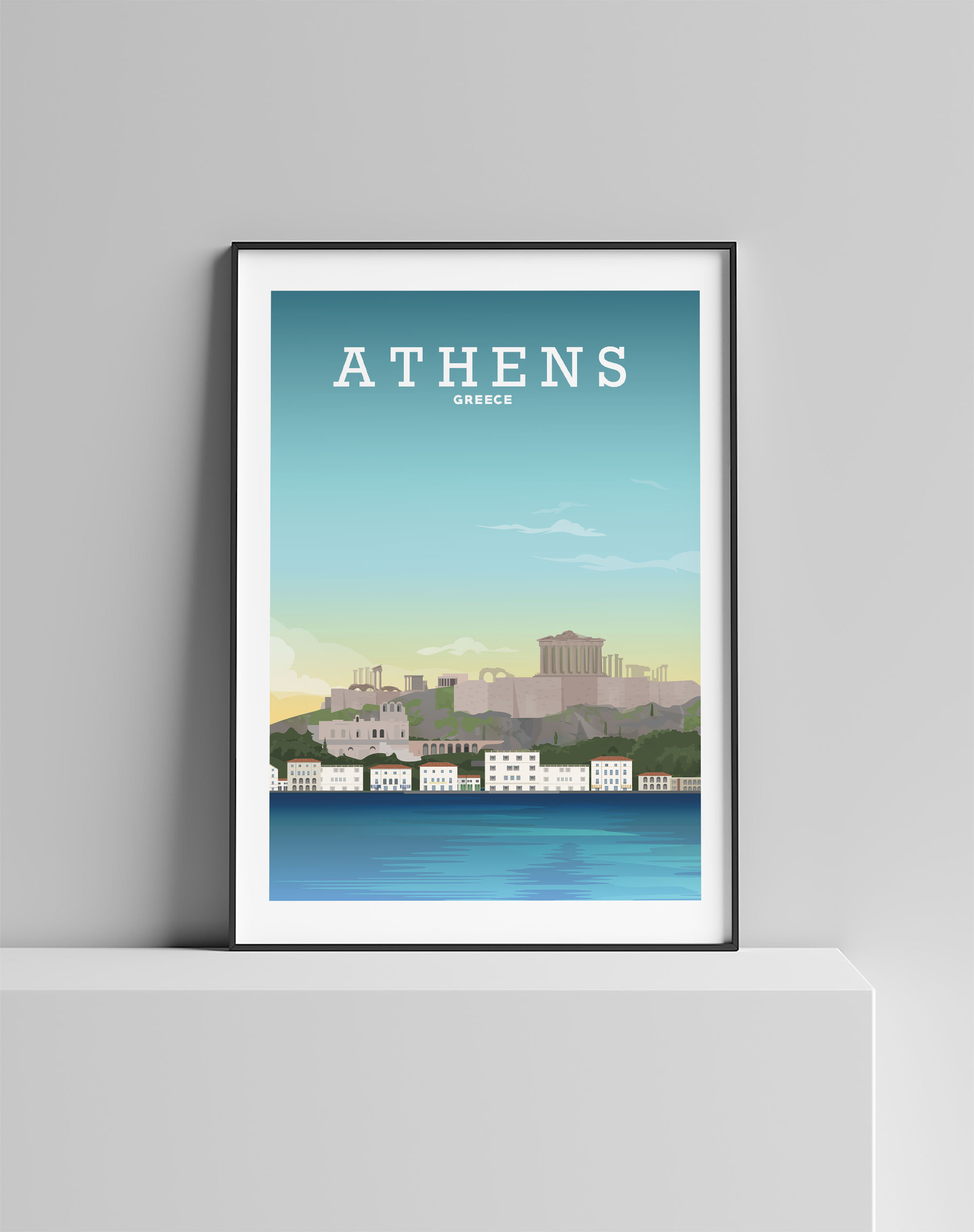Poster Athens Greece, Athens Print, Athens Poster , Athens Postcard ...