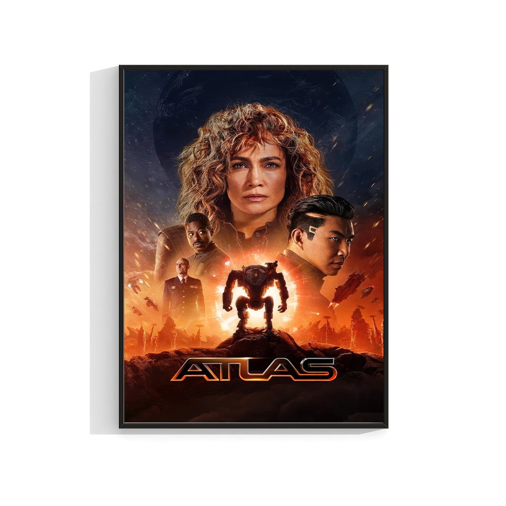 Poster Atlas 2024 New Movie Poster Print Film Wall Art 2611-UNFRAMED - Walmart.com