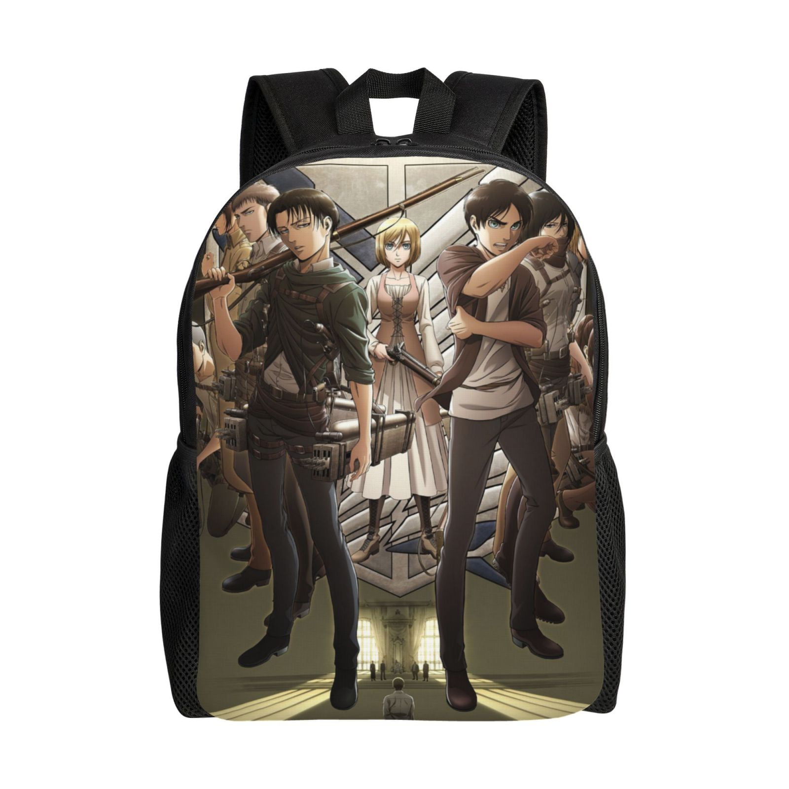 Poster Attack On Titan Unisex Backpack Laptop Daypack Adjustable ...