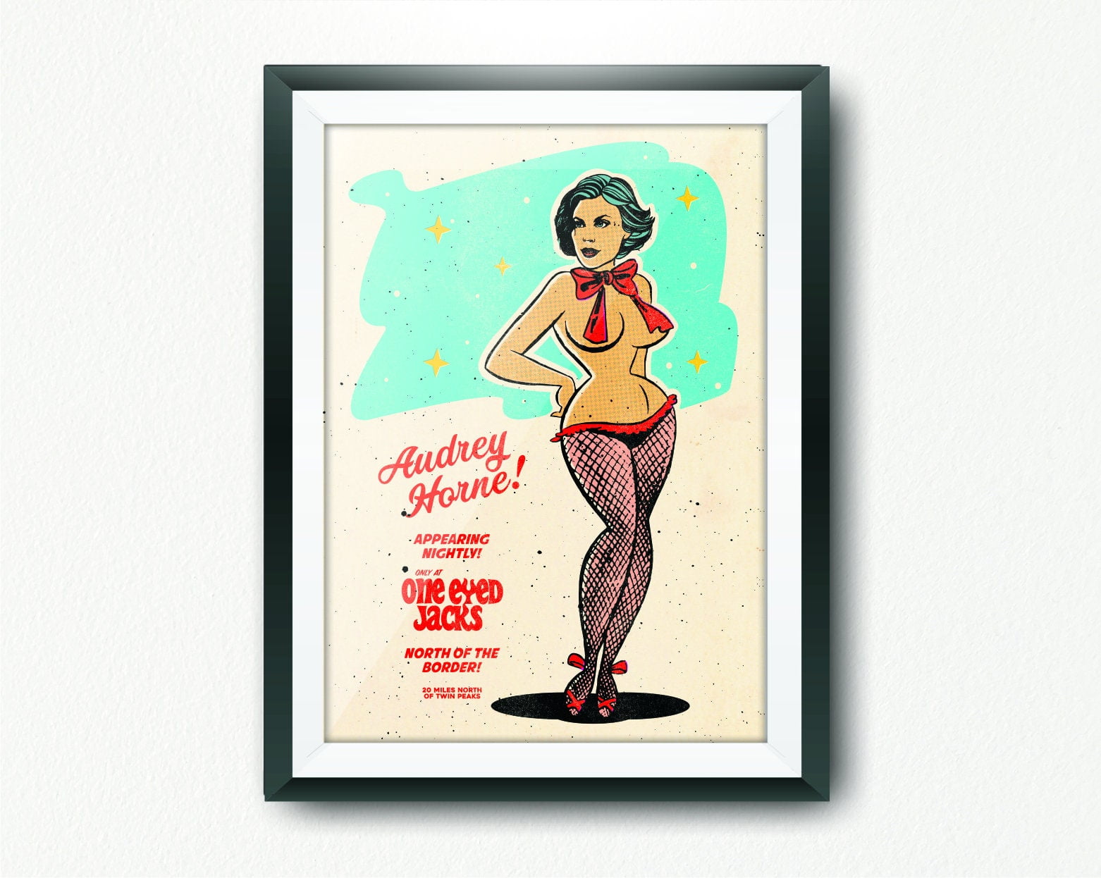 Poster Audrey 90s TV Series Inspired Limited Edition Print / Poster . Classic, Cult, Peaks ...