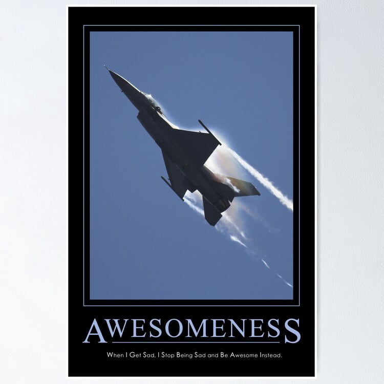 Poster Awesomeness Poster No Framed, 12x18 - Walmart.com