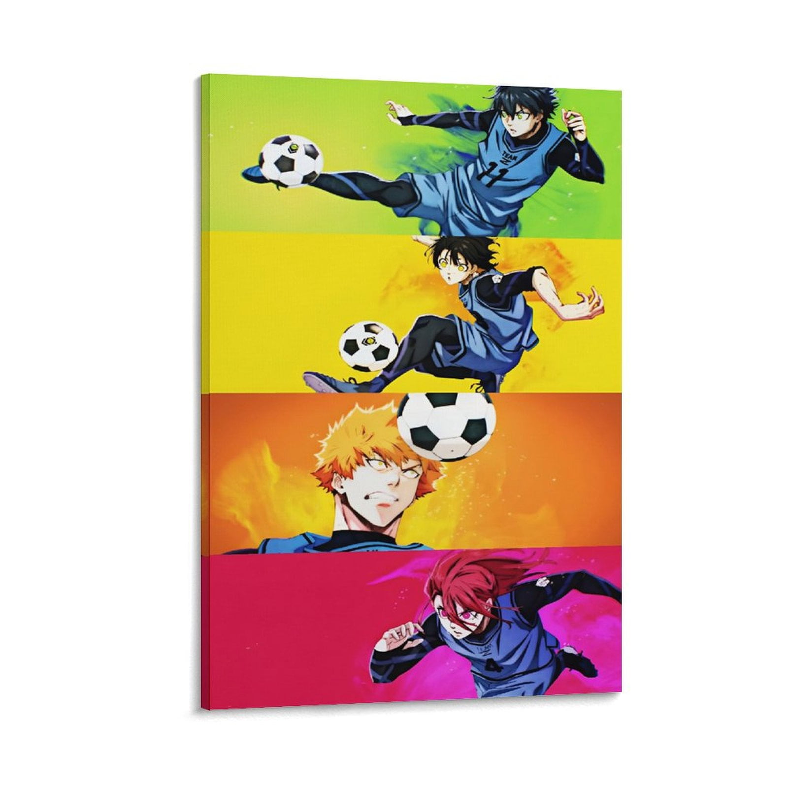 Poster BLUE LOCK Football Comics Comics Picture Print Canvas Poster ...