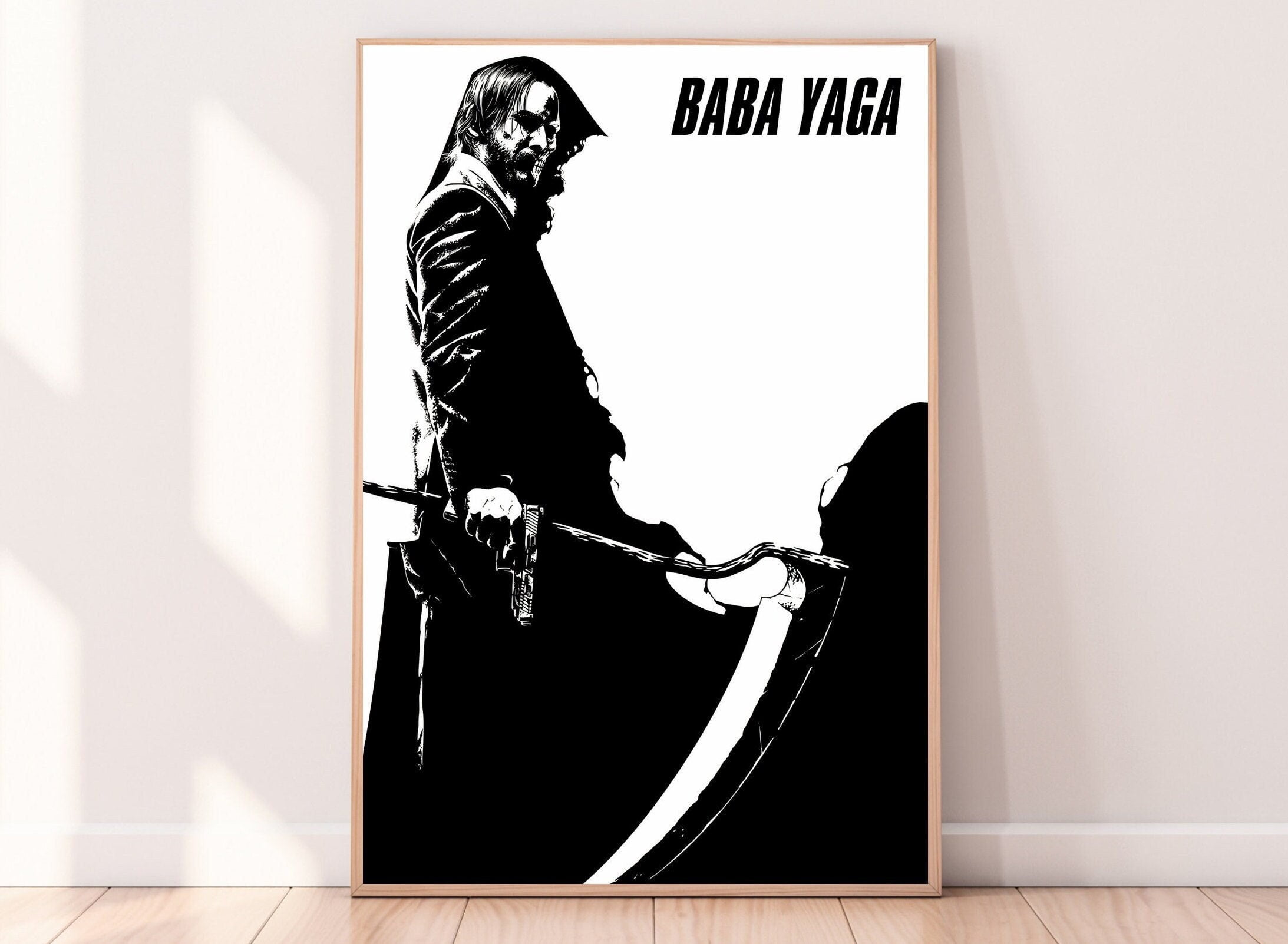 Poster Baba Yaga Poster - John Wick Poster - Keanu Reeves Poster ...