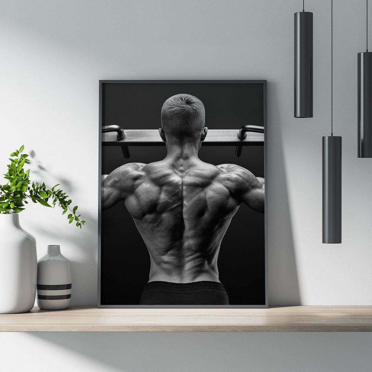 Poster Back Fitness Poster, Wall Art, Poster Print, Wall Decor, Back ...