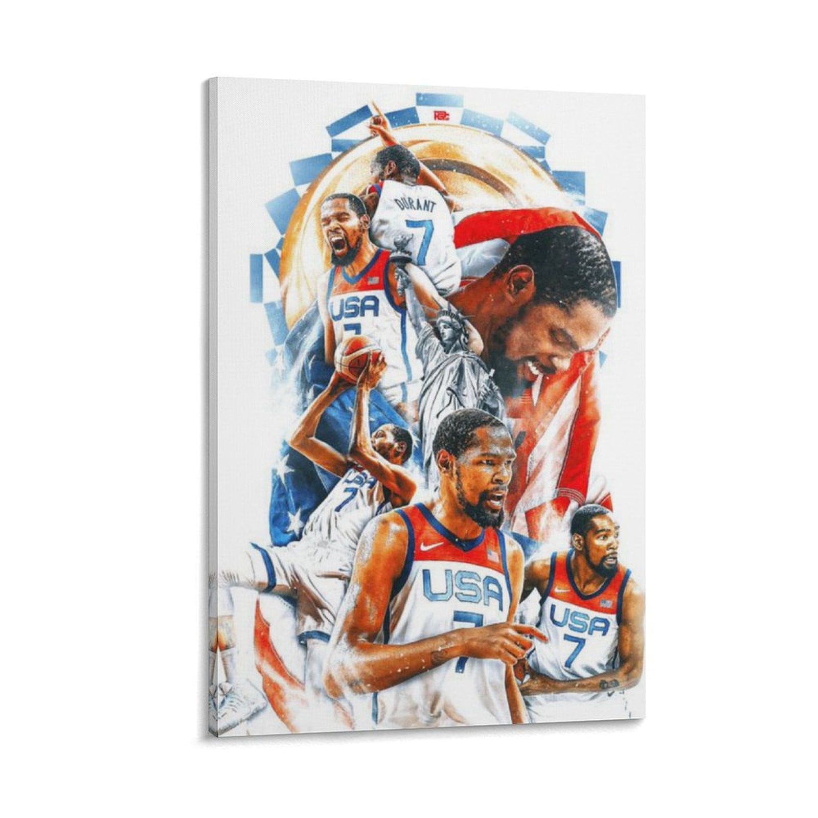 Poster Basketball Player Kevin Durant Canvas (11) Artworks Picture ...