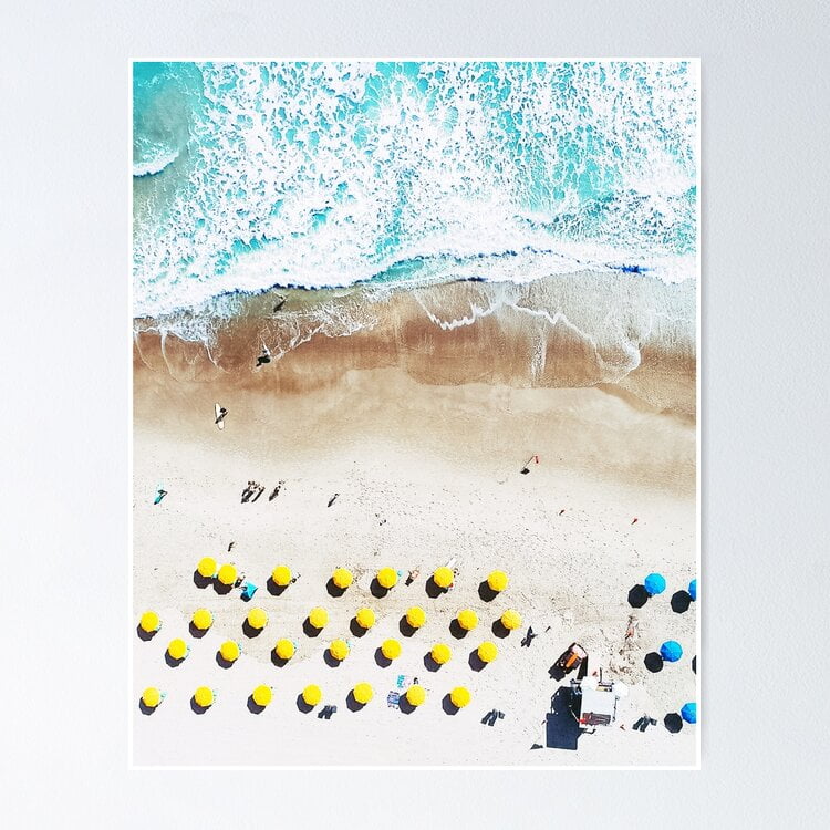 Poster Beach Print, Beach Poster, Beach Life, Modern Beach Poster, Sea ...