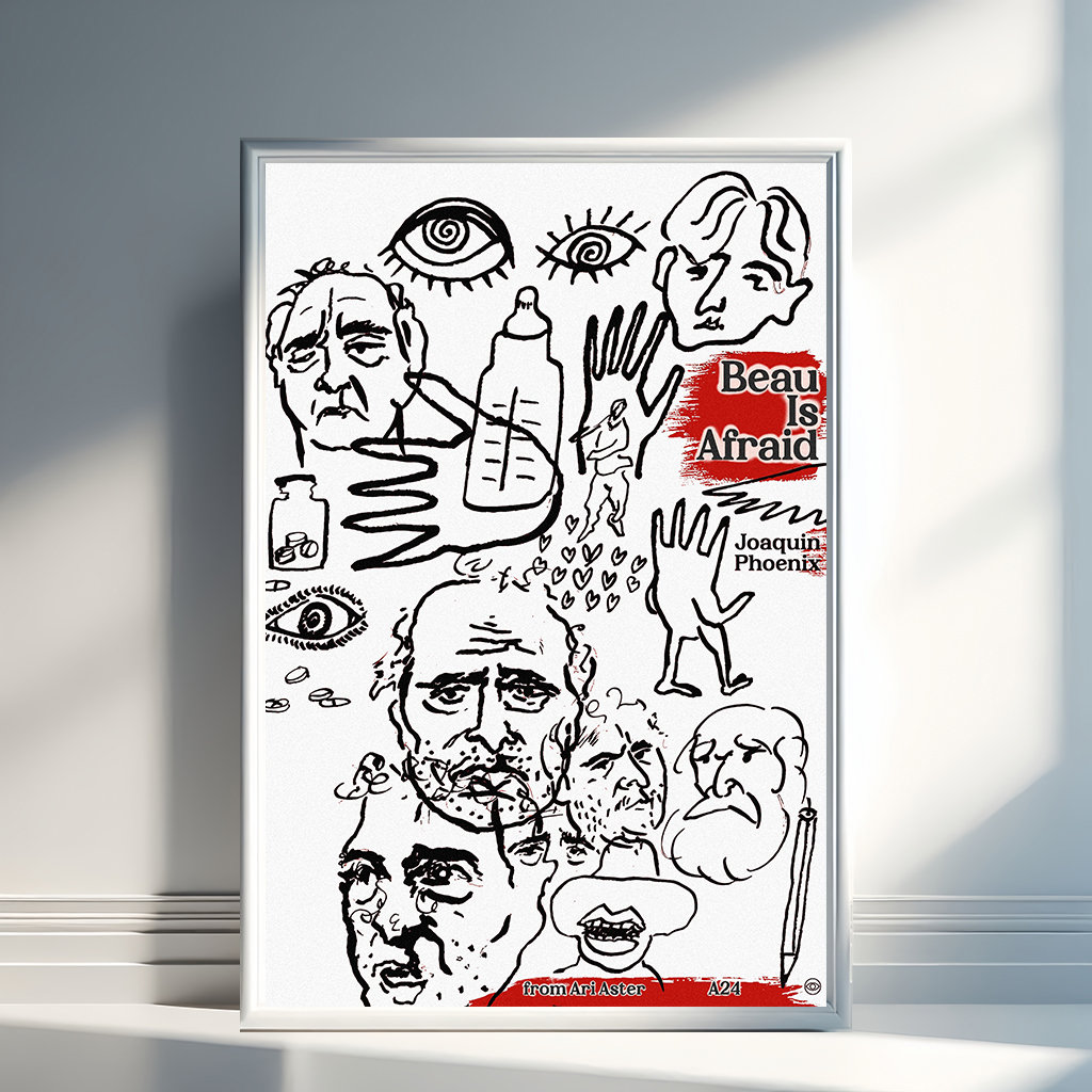 POSTER Beau Is Afraid Movie Poster/ Poster/ Wall Art Print For Gift ...