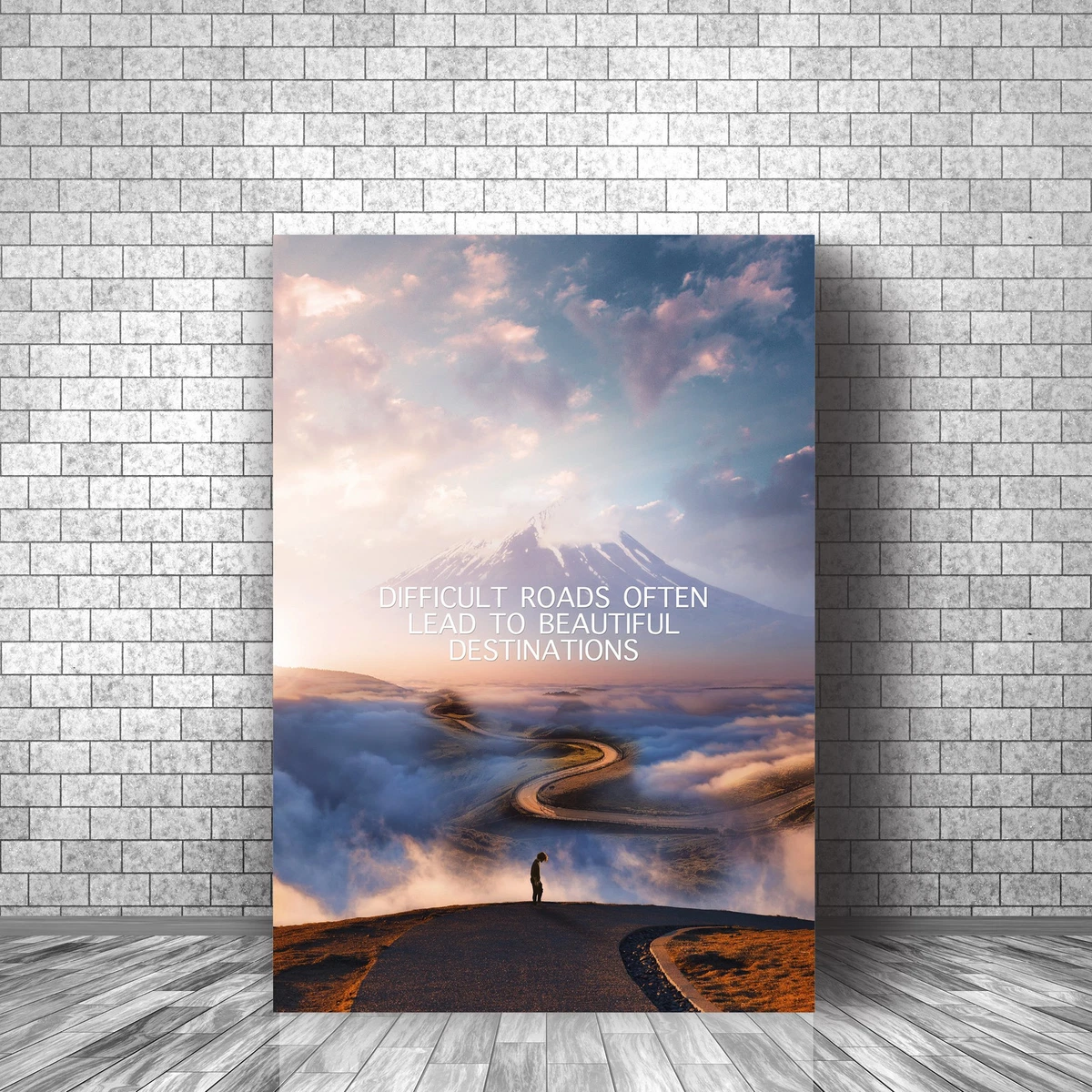 Poster Beautifulestinations Mountain Motivational Positive- UNFRAMED ...