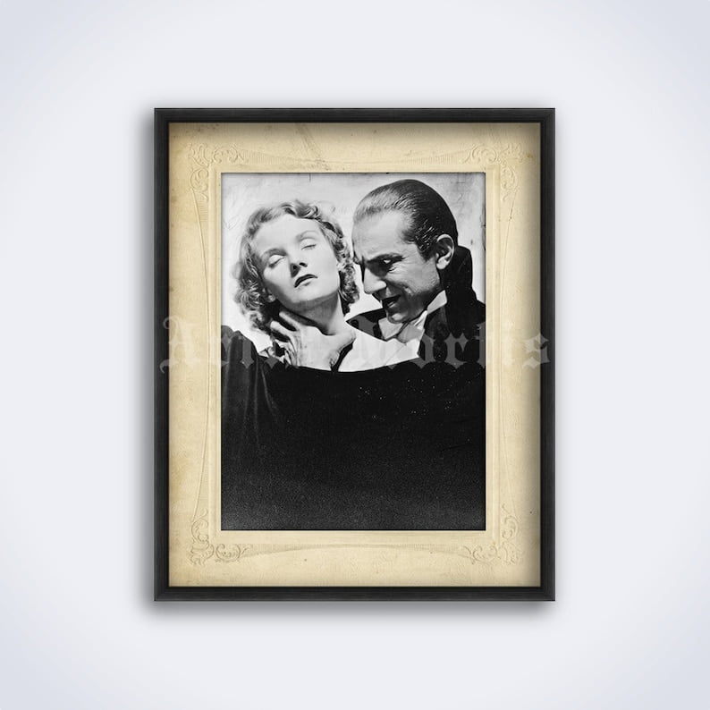 Poster Bela Lugosi as Dracula Vampire vintage photo 1931 horror movie ...