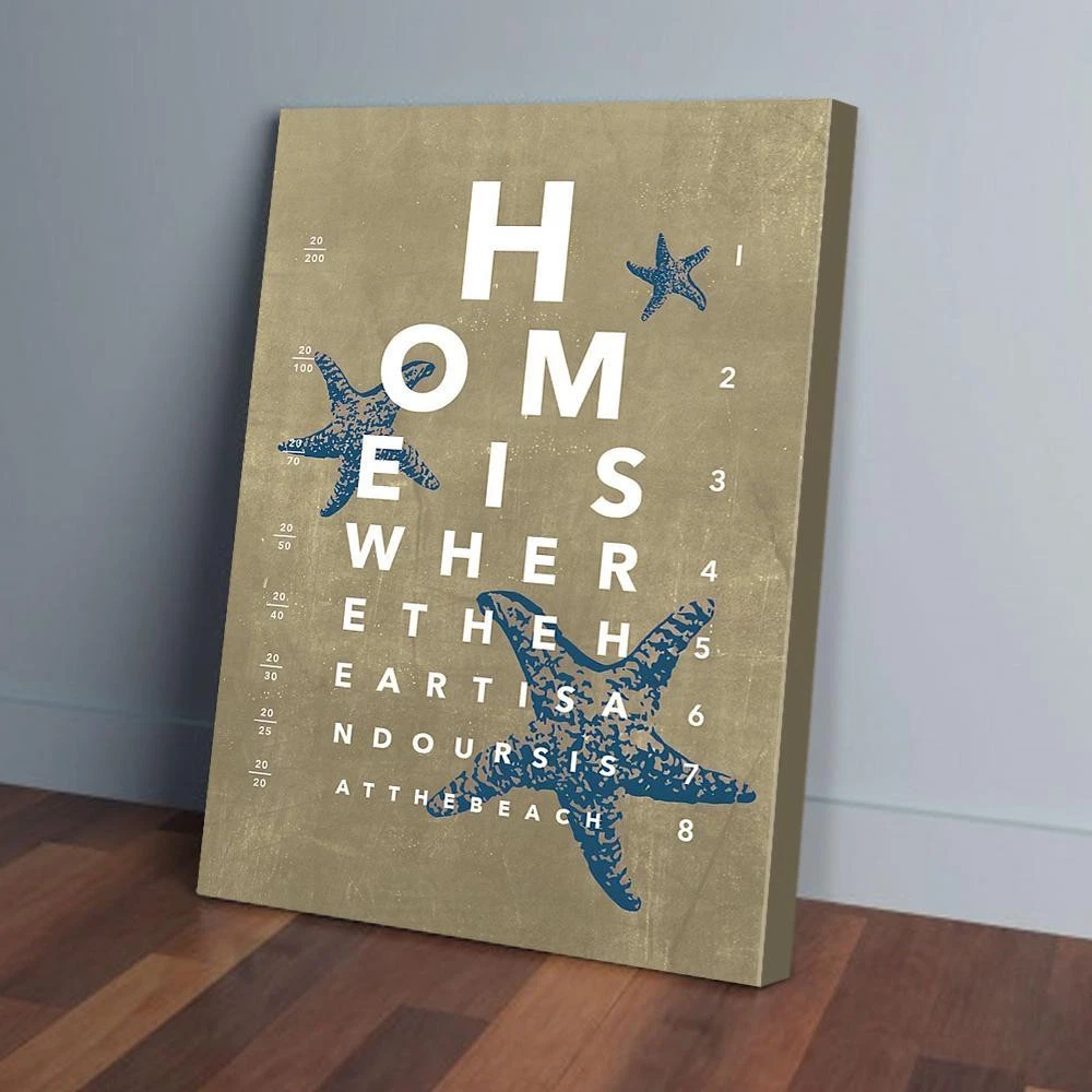 Poster Bestiehsip Home Beach Optometrist Art Eye Chart, Prints Wall Art ...