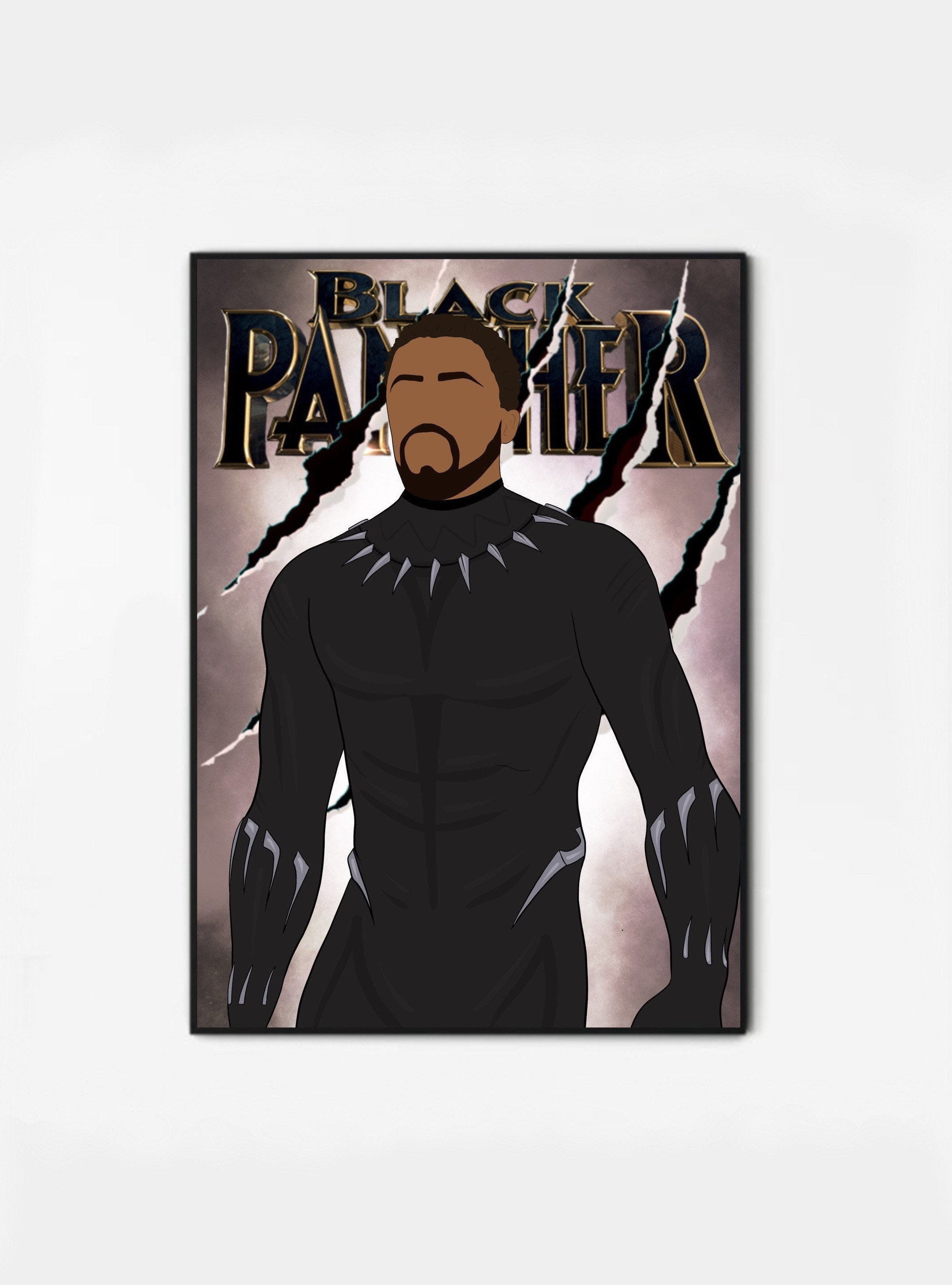 Poster Black Panther Chadwick Boseman shuri print marvel mcu art Poster ...