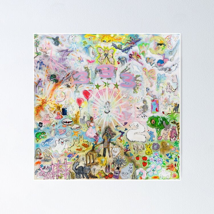 Poster Bladee - 333 Poster No Framed, 12x18 - Walmart.com