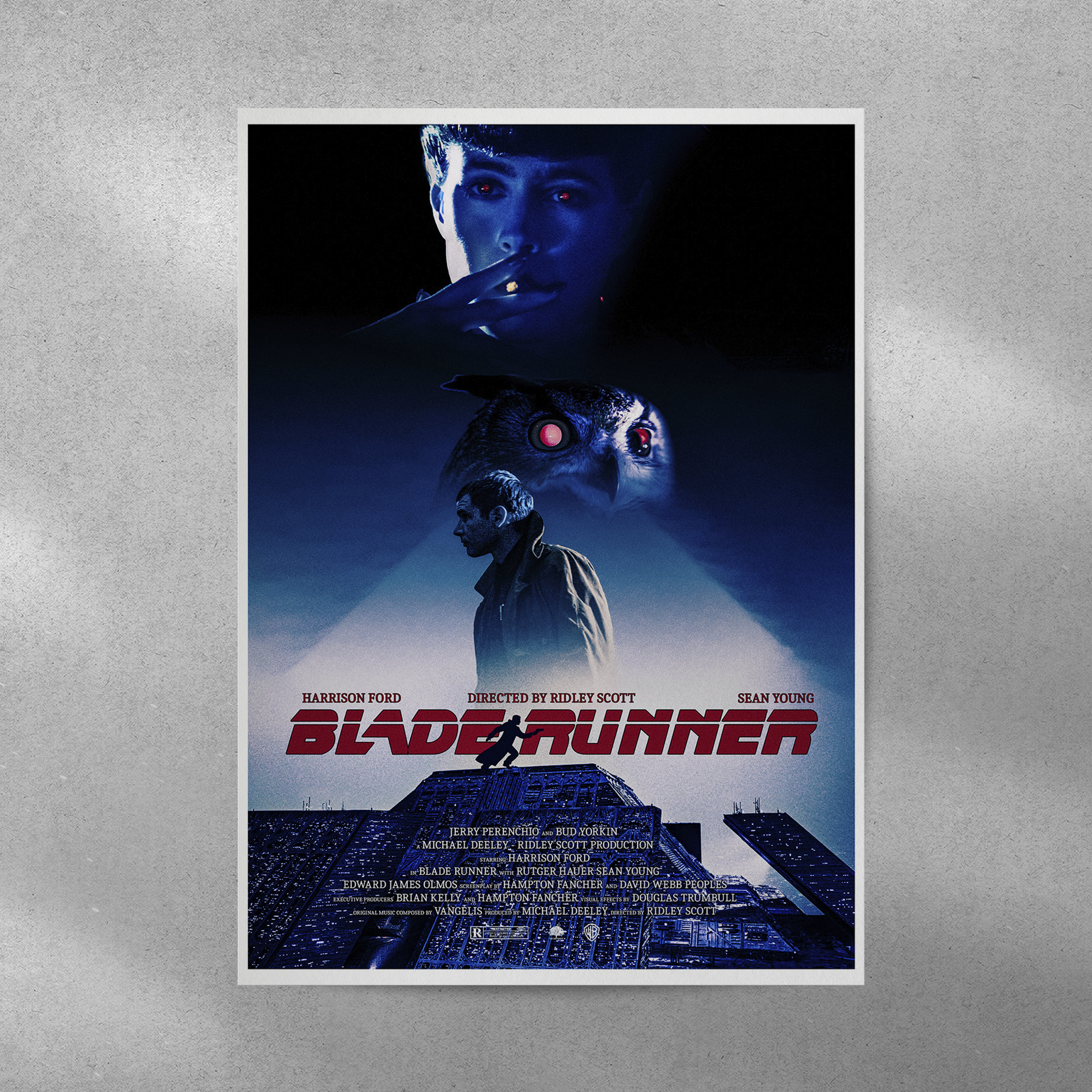 Poster Bladerunner Poster / Movie Poster / Aesthetic Poster / Retro ...